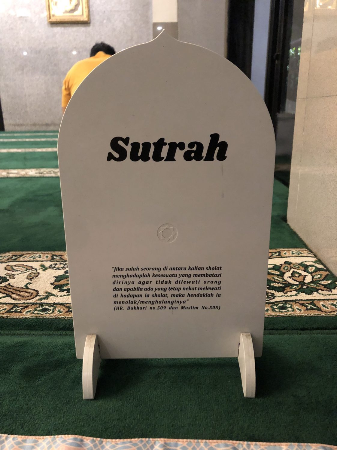 Getting to Know about 'Sutrah' in the Mosque: It Was Already Used in ...